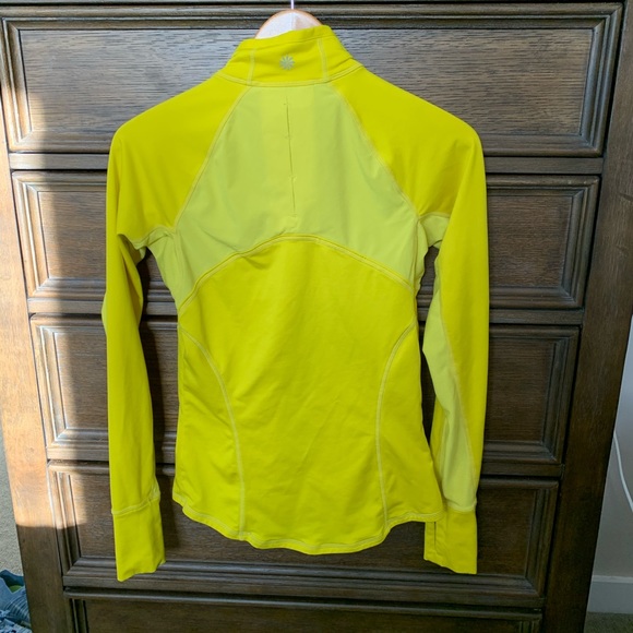Athleta | Tops | Athleta Yellow Half Zip Size Xs | Poshmark